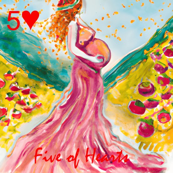 Five of Hearts | Moderately Quick Silver