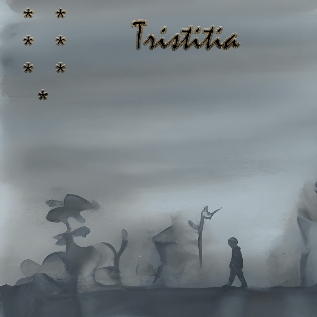 Tristitia / Sadness (Geomancy Figures) | Moderately Quick Silver